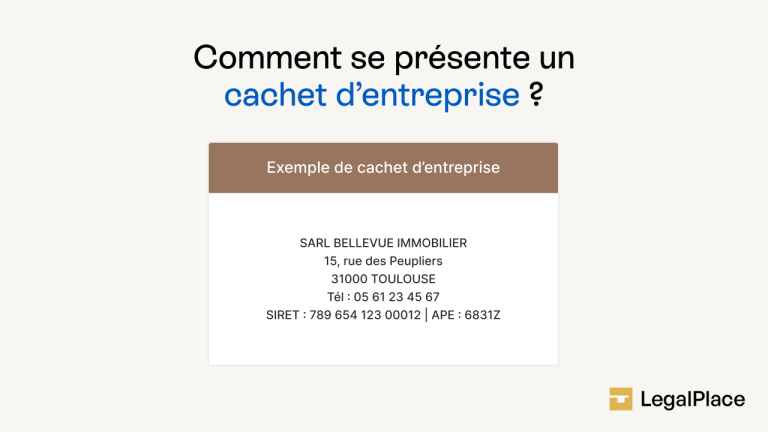 Cachet d'entreprise : utilité, contenu et où le commander