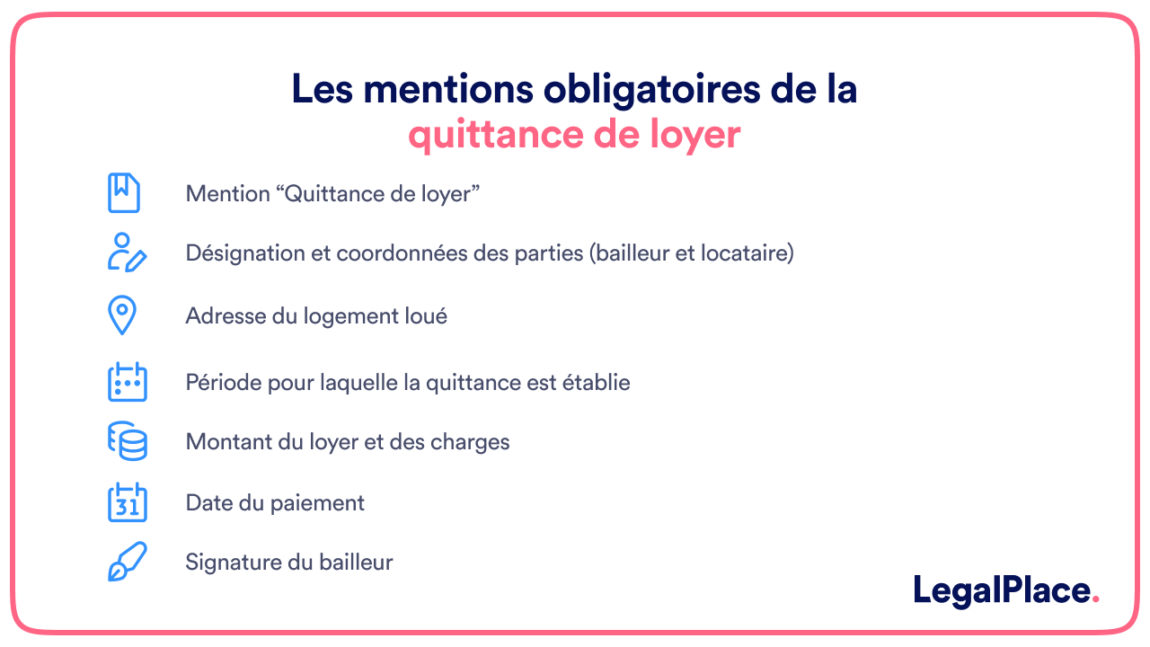 Modèle de quittance de loyer à téléchager gratuitement